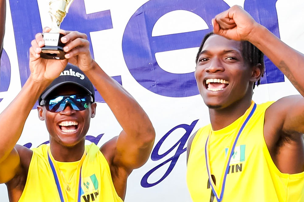 SVG achieves podium spot at ECVA Beach Volleyball