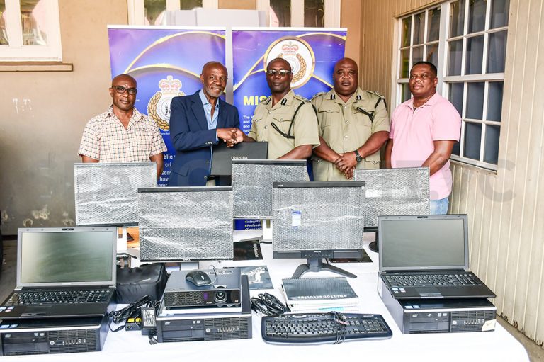 Police receive computers and other equipment