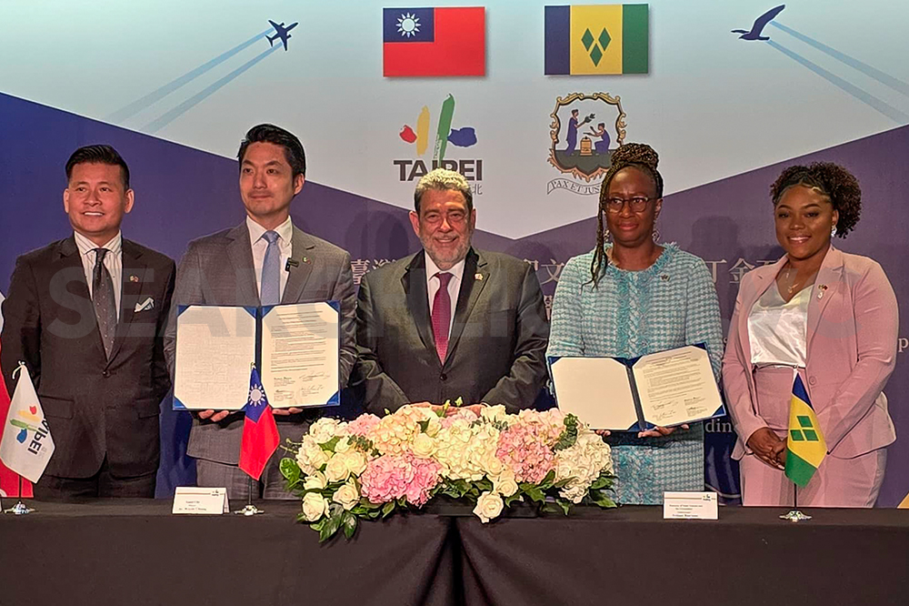 Agreement signed to bond Taipei City and Kingstown - Searchlight