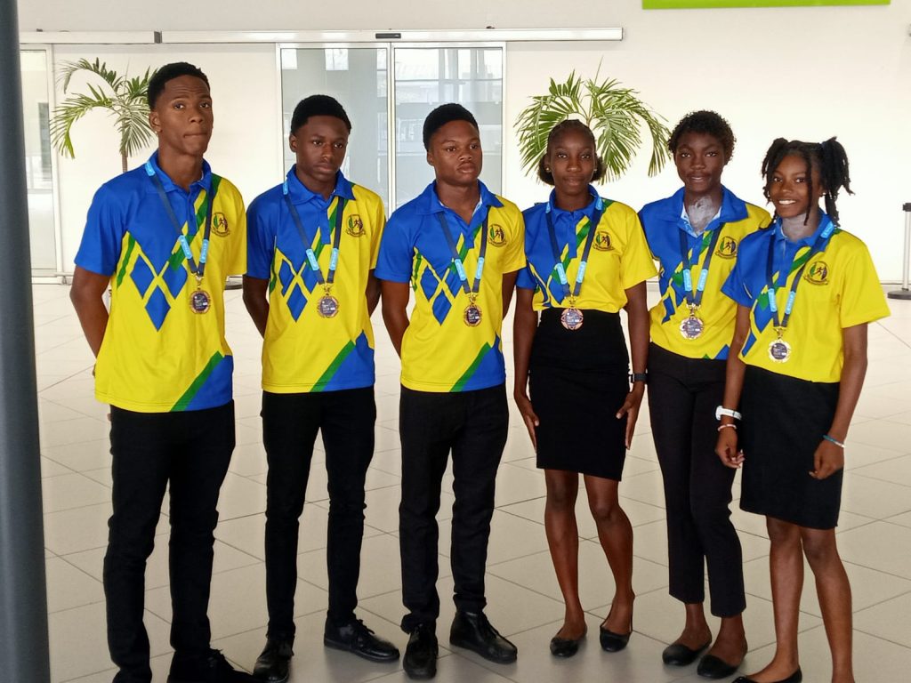 Vincentian athletes pouch four medals at Martinique Championships