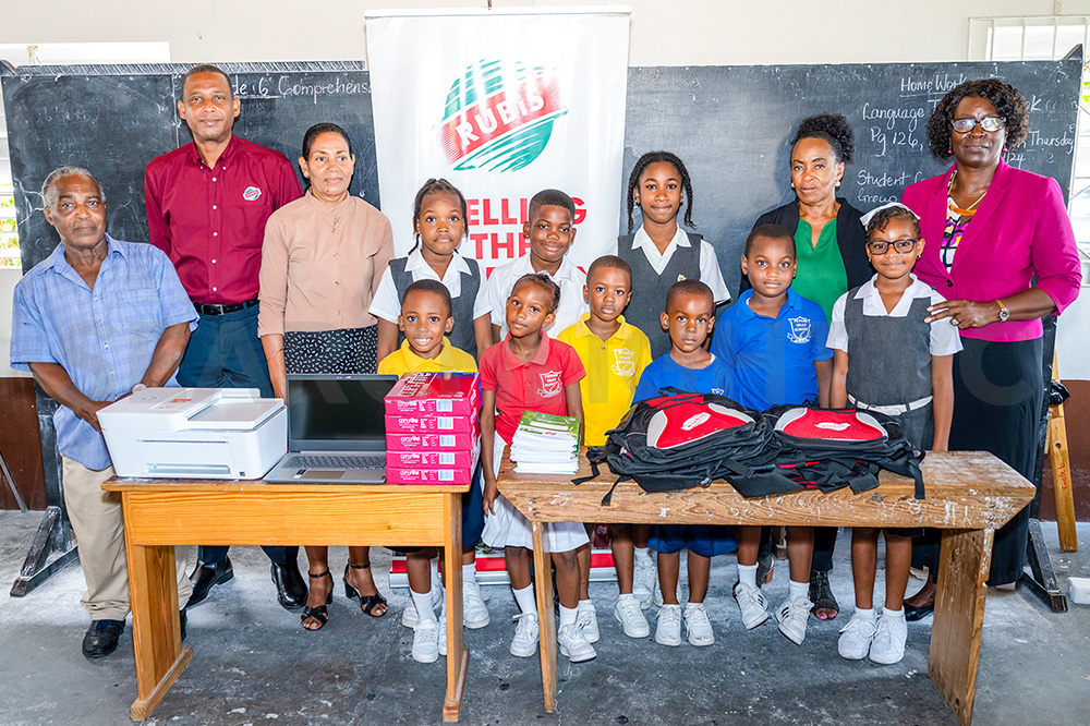 Rubis makes donation to Petersville School - Searchlight