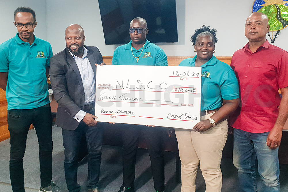 North Leeward Carnival gets EC$12,000 donation