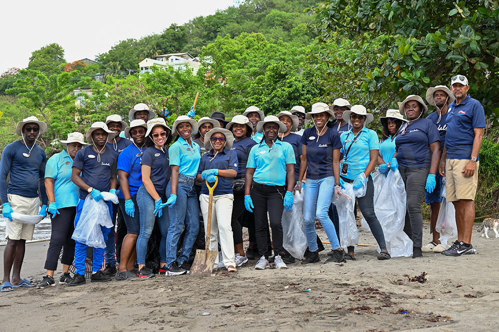 Sandals SVG spearheads Buccament Bay clean up - Searchlight