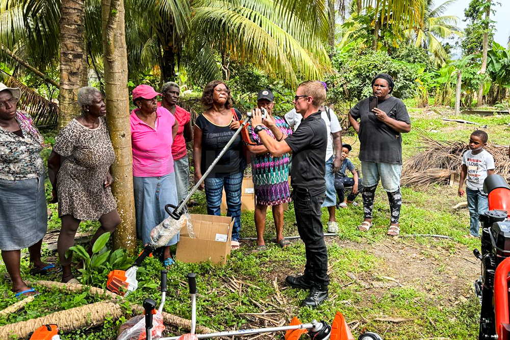 Farmers in Langley Park benefit under sustainable farming project