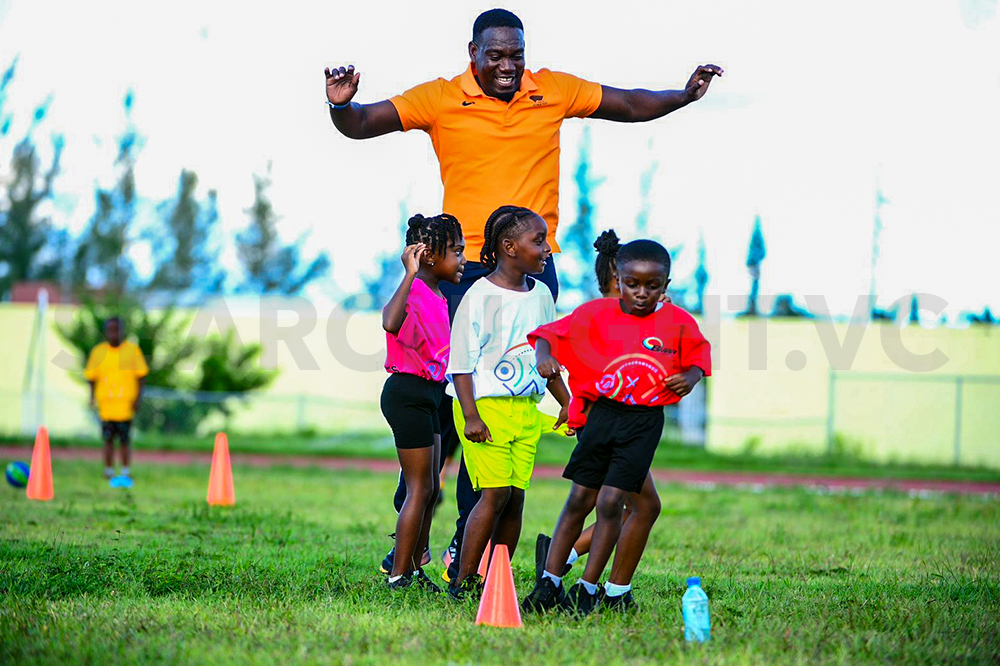 Vincentian fashions Kids Athletics Programme in the Bahamas