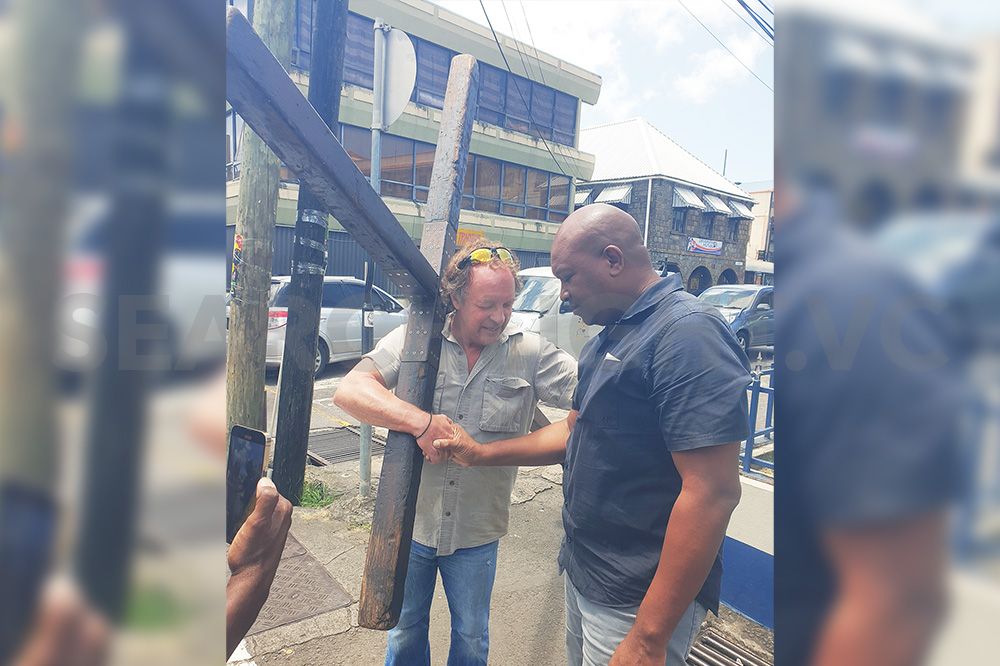 US Christian bears a cross for his faith - Searchlight