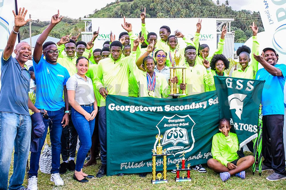 Georgetown Secondary takes first ever All Windward Athletics Title ...