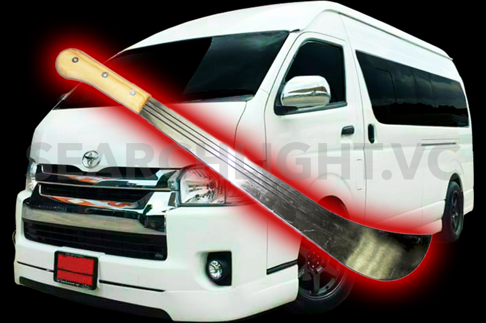 Alleged cutlass-swinging bus conductor on $2,700 bail - Searchlight