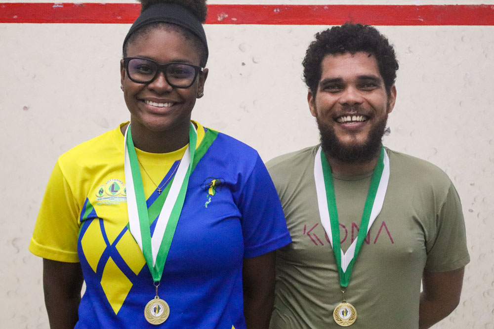 Snagg, Morgan and Browne lift National Squash titles