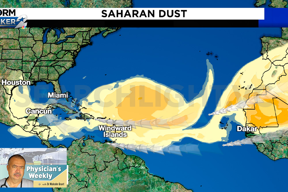 Sahara dust - The good, the bad, and the unhealthy - Searchlight