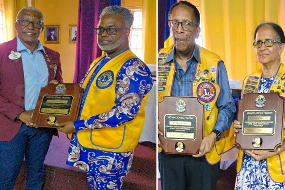 Three Lions honoured with prestigious Melvin Jones Fellowship for ...