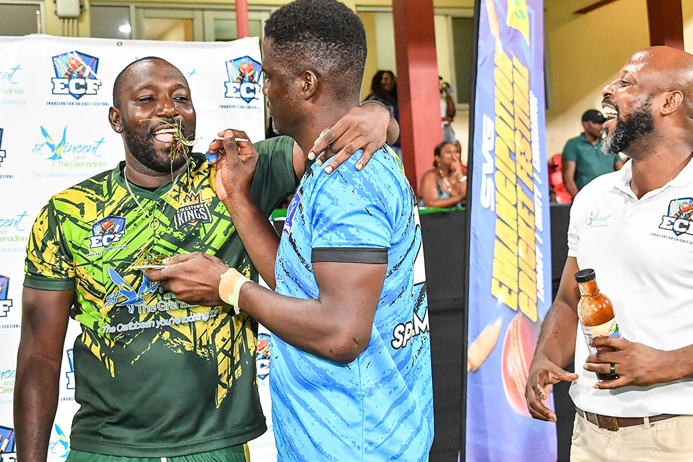Spiceman lights up Emancipation Cricket, makes Kesrick ‘eat grass’