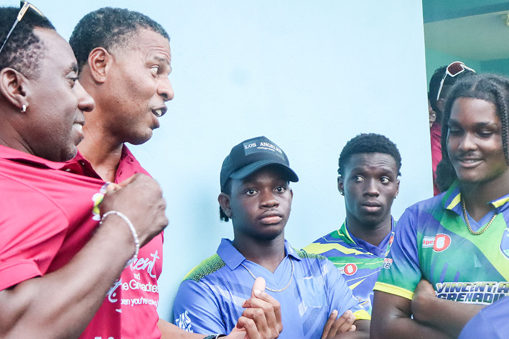 Young cricketers lap up advice from former West Indies players ...