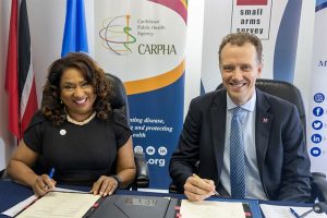 CARPHA and partners initial arms and ammunition MOU - Searchlight
