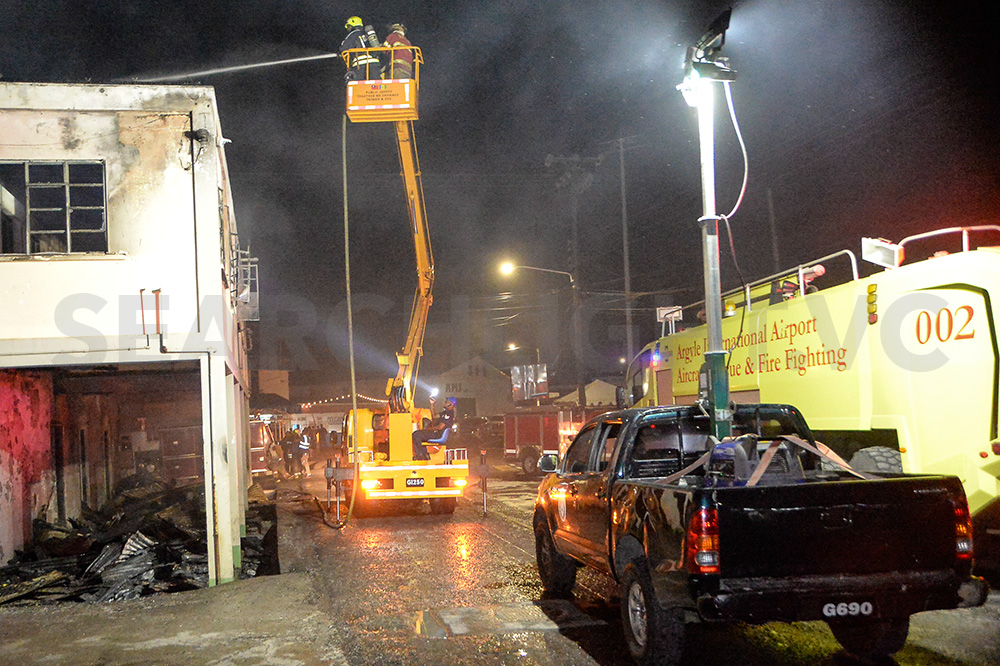Fire guts Calliaqua Police Station, Officers relocate to Town Hall ...