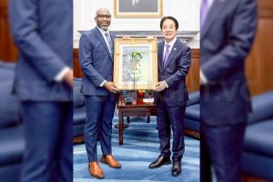Kenton Chance presents Letter of Credence as SVG’s Ambassador to Taiwan ...